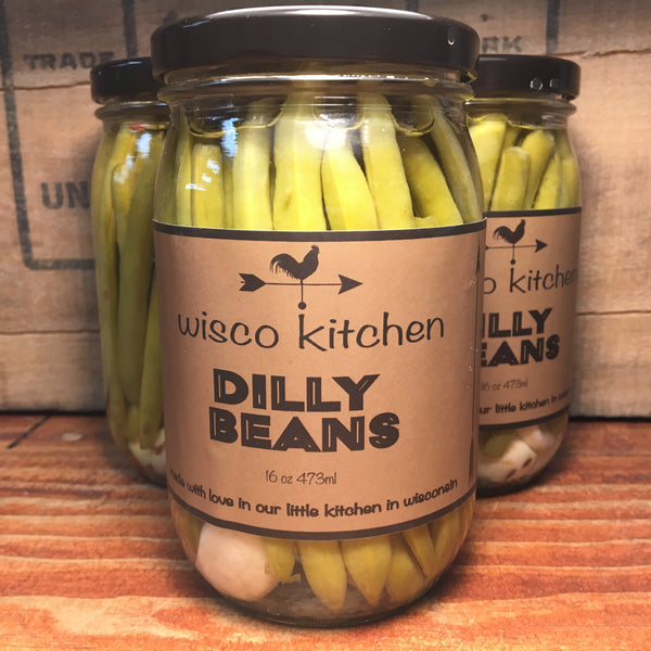 Wisconsin's Favorite Pickle: Dilly Beans!- Three Jars - bushelandpecks